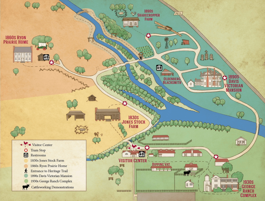 George Ranch Historical Park – Visitor Map - Interpretive Insights